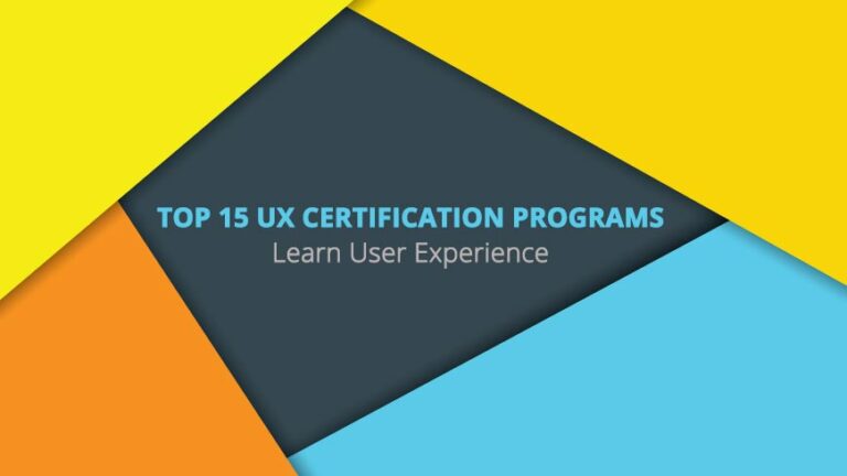 Top 15 User Experience (UX) Certification Programs - DYNO Mapper